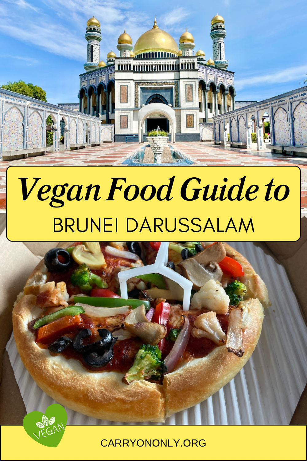 Vegan Food Guide to Brunei - CARRY ON ONLY