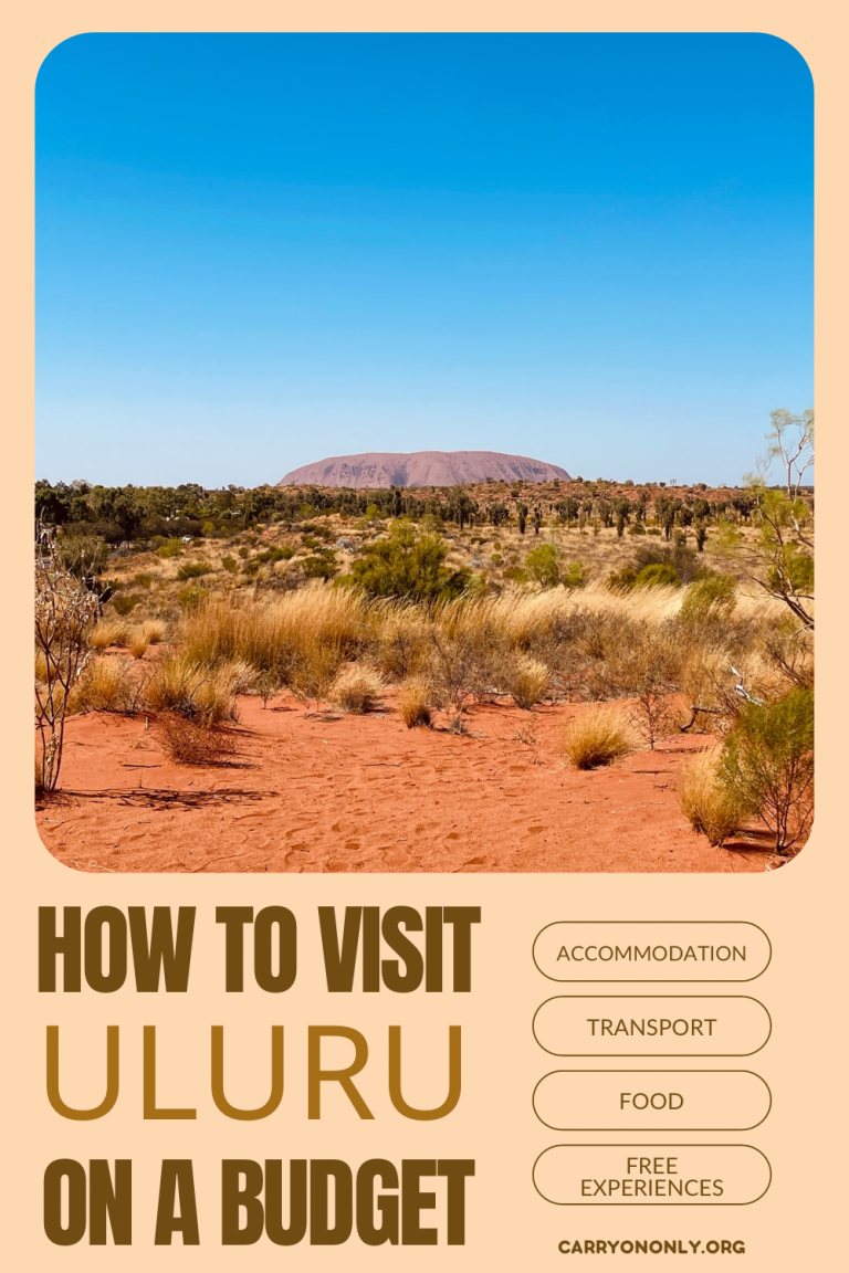 How to Visit Uluru on a Budget - CARRY ON ONLY